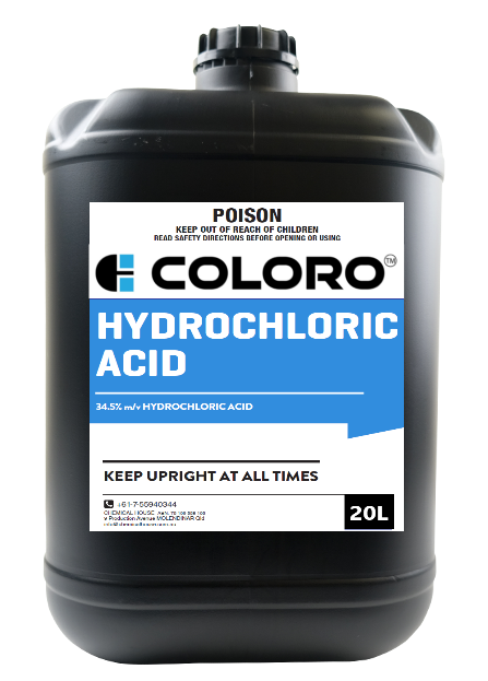 COLORO HYDROCHLORIC ACID 20L | Coloro